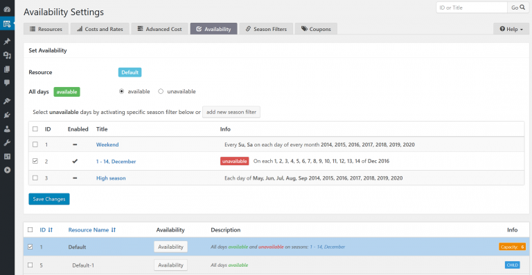 Screenshots | WP Booking Calendar: The #1 Booking Plugin for WordPress.