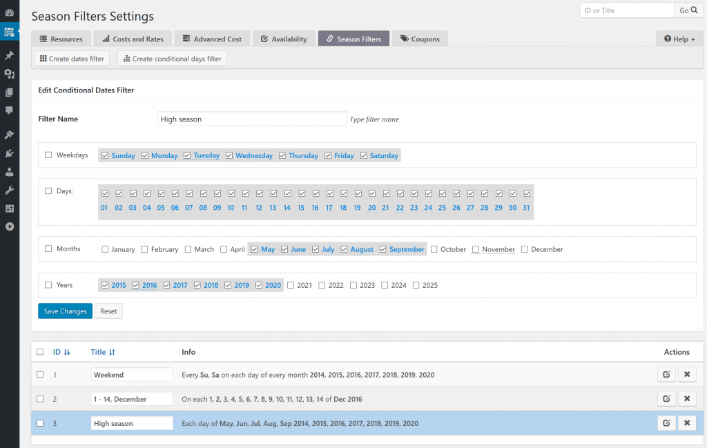 Screenshots | WP Booking Calendar: The #1 Booking Plugin for WordPress.