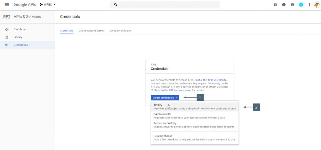 Configuration import events from public Google Calendar | WP Booking ...