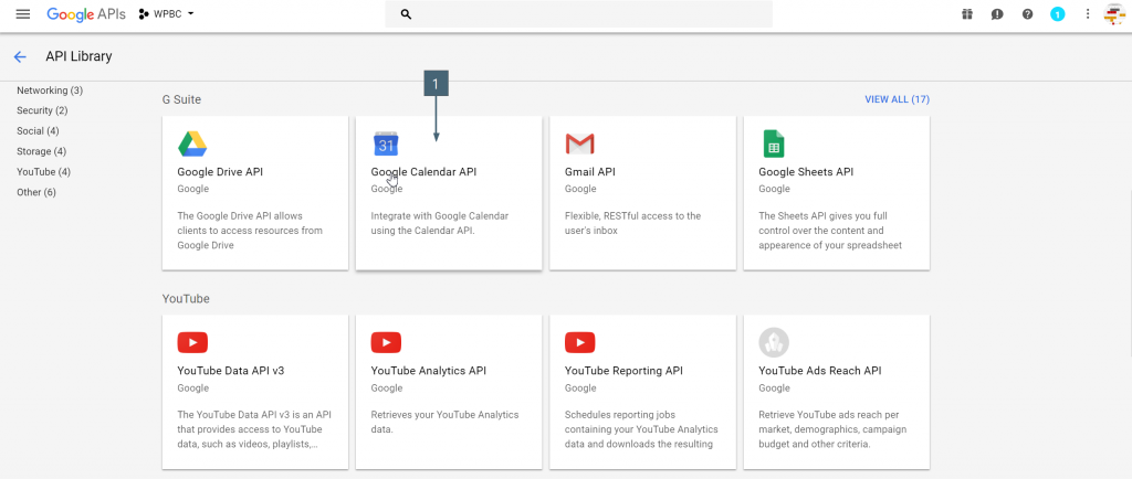Configuration import events from public Google Calendar | WP Booking ...