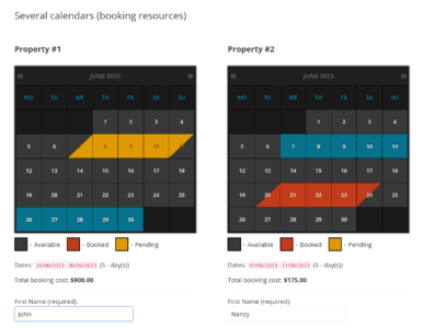 Features | WP Booking Calendar Versions Overview