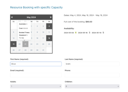 Screenshots | WP Booking Calendar: The #1 Booking Plugin for WordPress.
