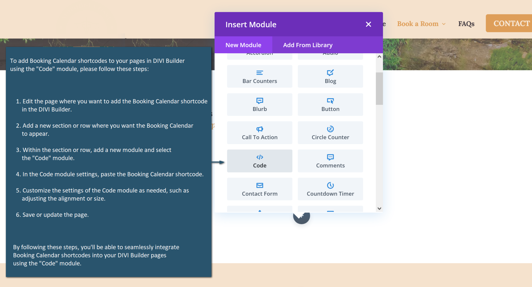 How to add the Booking Calendar Form to your page | WP Booking Calendar ...
