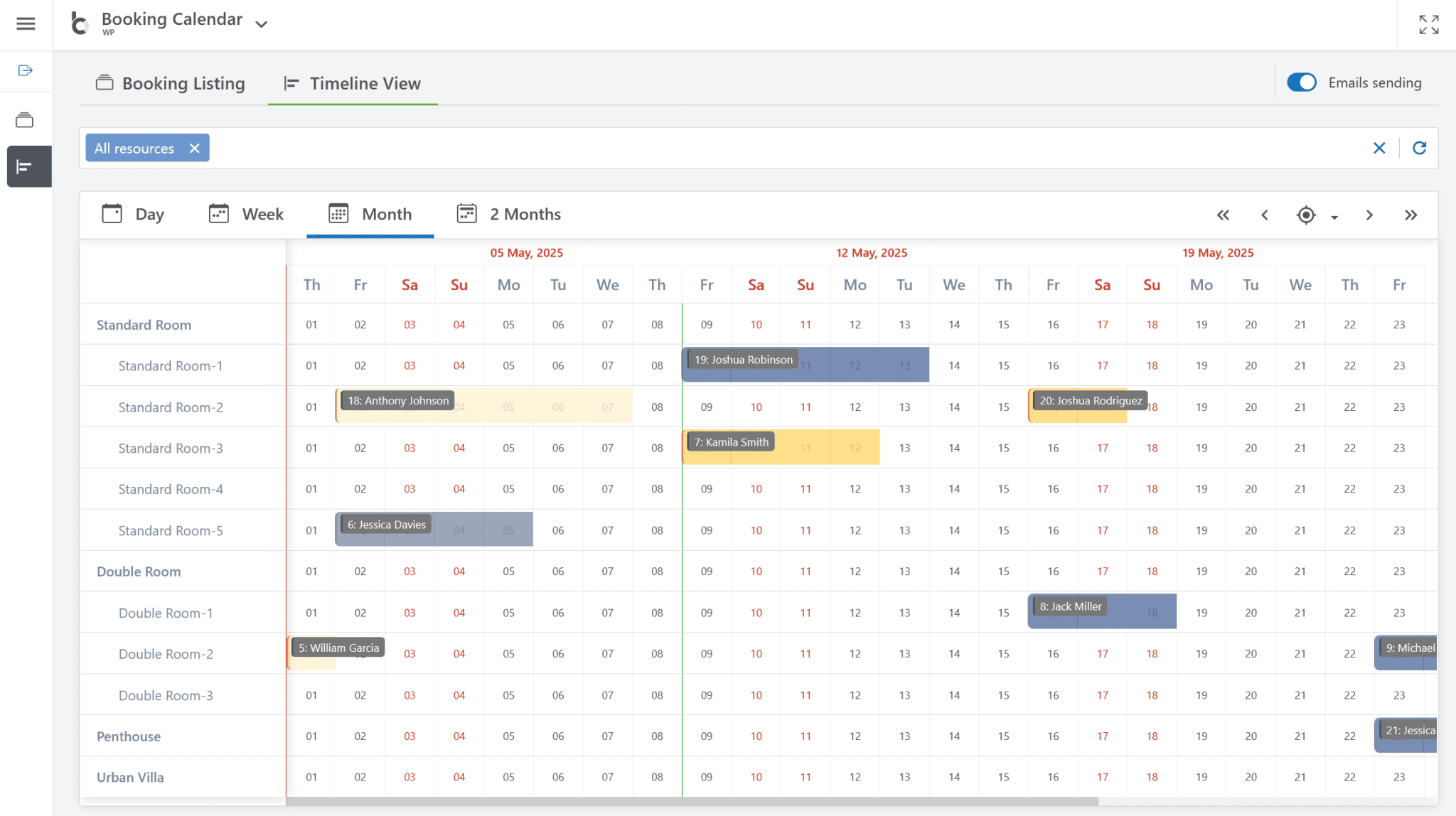 Screenshots | WP Booking Calendar: The #1 Booking Plugin for WordPress.