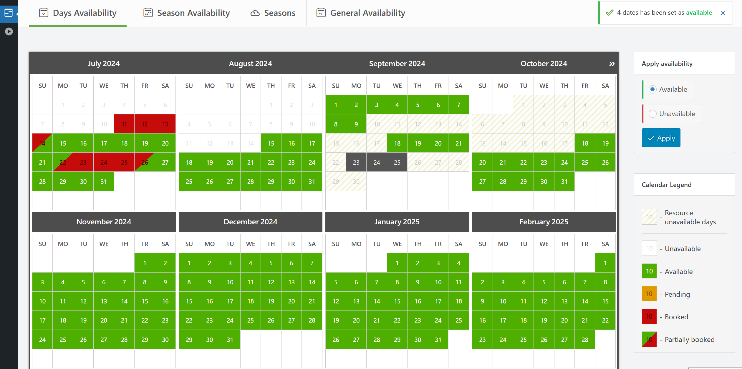 WP Booking Calendar - The #1 Booking Plugin for WordPress.