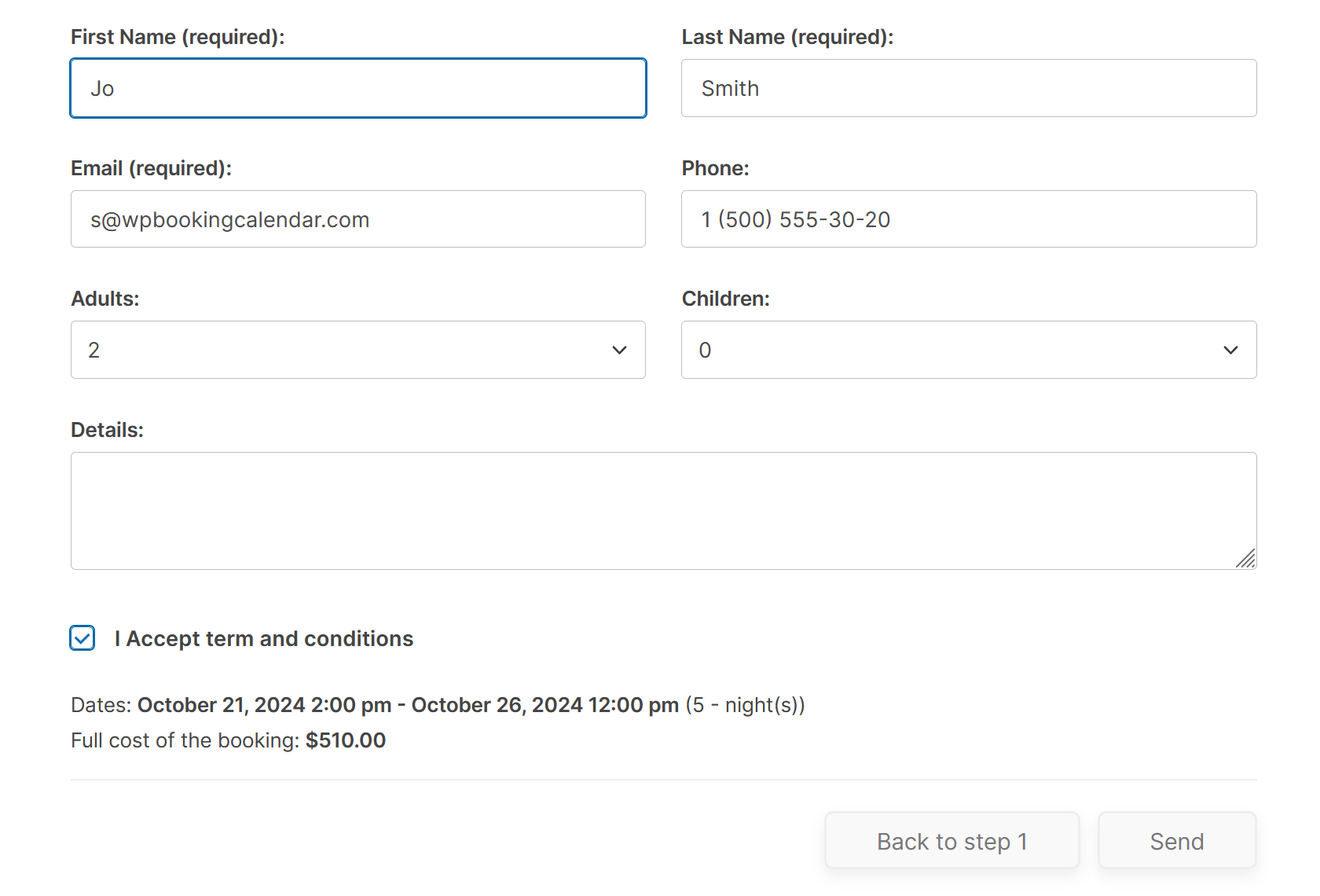 WP Booking Calendar - The #1 Booking Plugin for WordPress.