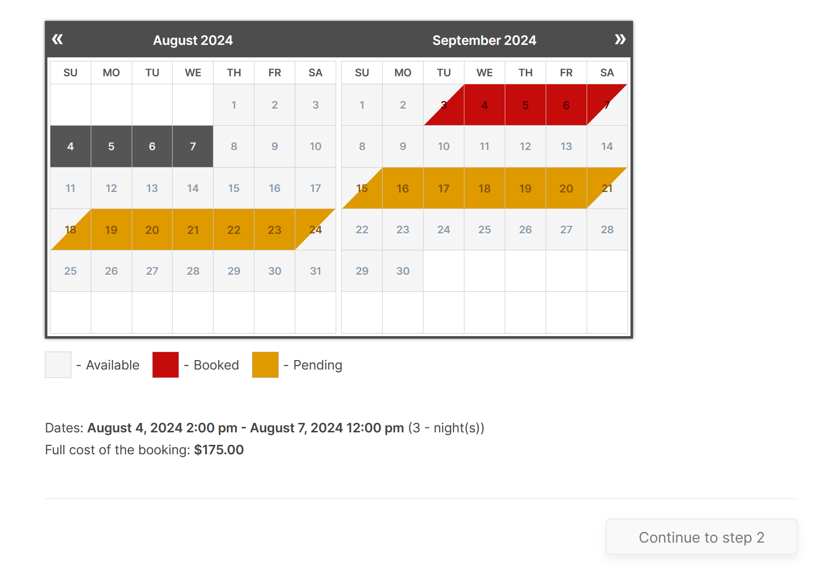 WP Booking Calendar - The #1 Booking Plugin for WordPress.
